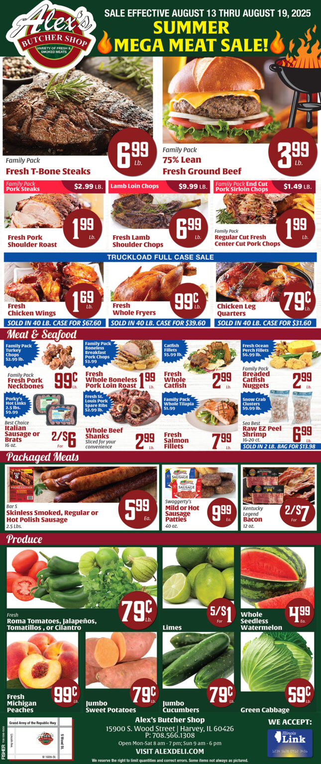 Alex's Butcher Shop | Fresh Meats & Specialties