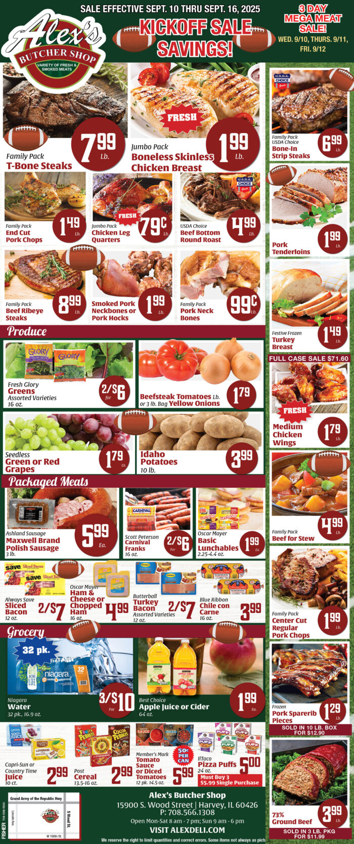 Alex's Butcher Shop | Fresh Meats & Specialties