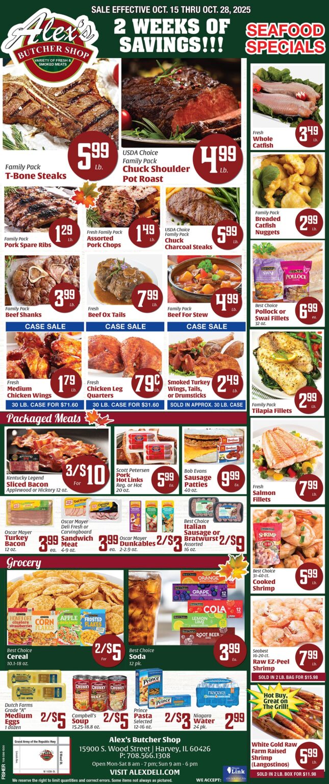 Alex's Butcher Shop | Fresh Meats & Specialties