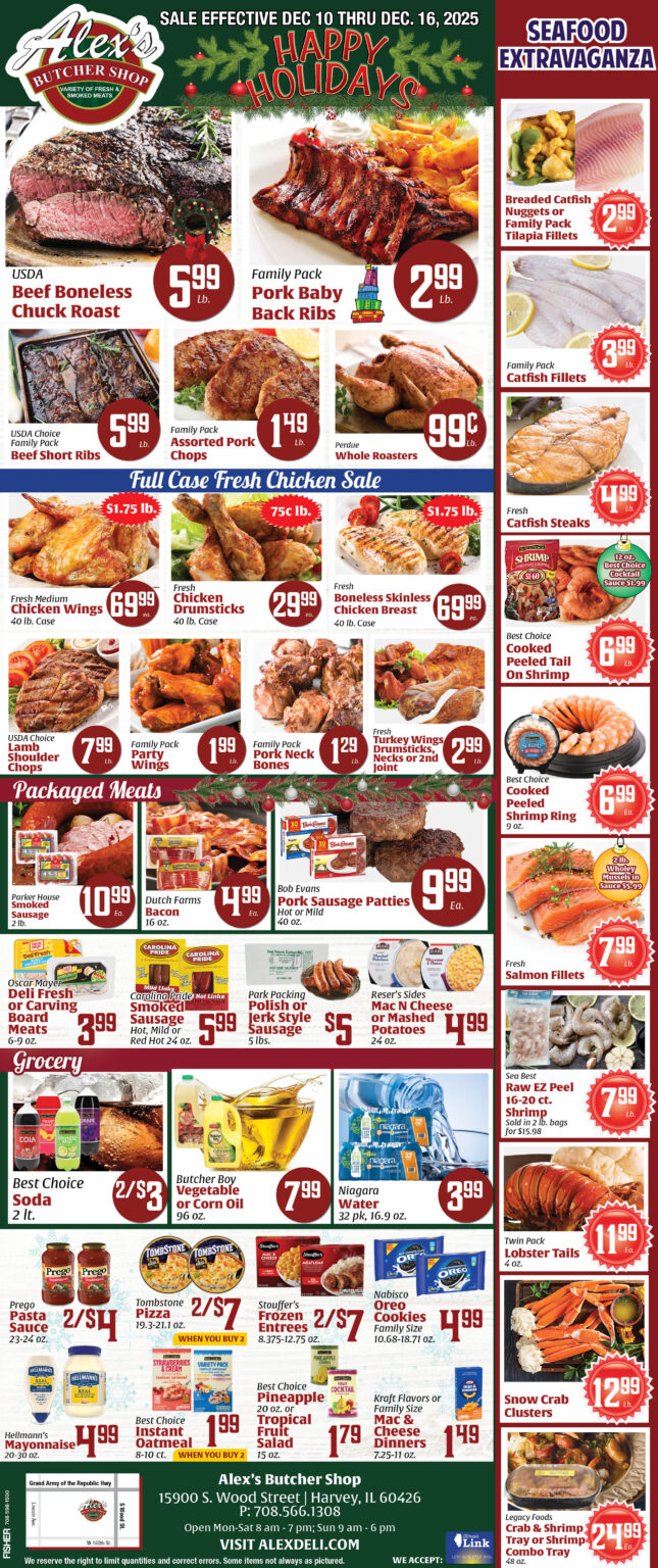 Alex's Butcher Shop | Fresh Meats & Specialties