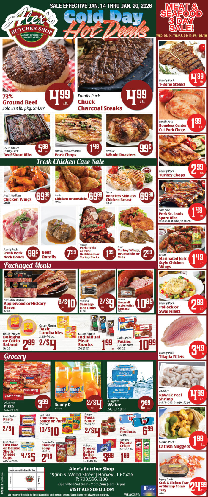 Alex's Butcher Shop | Fresh Meats & Specialties