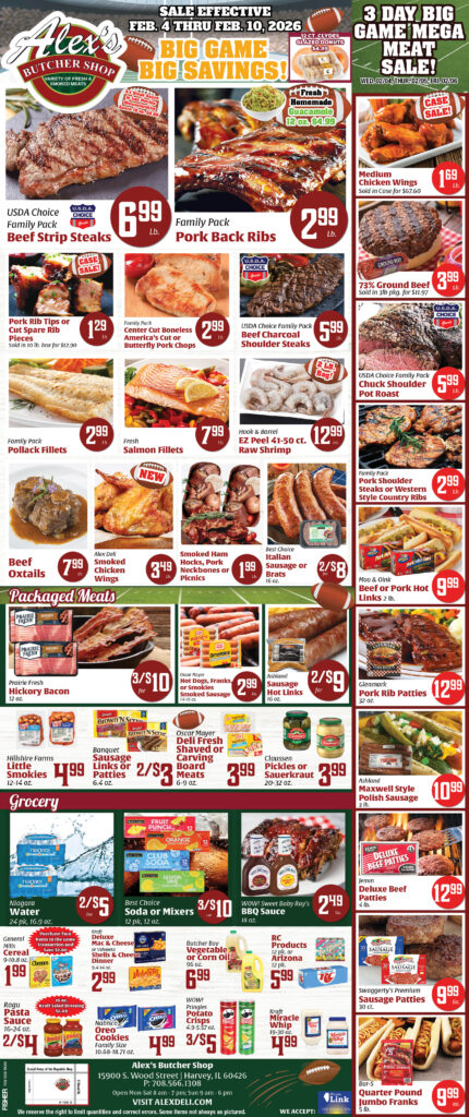 Alex's Butcher Shop | Fresh Meats & Specialties